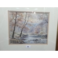 RICHARD MATHER. Autumn on the Lugg, near Sned Wood, signed and dated ...