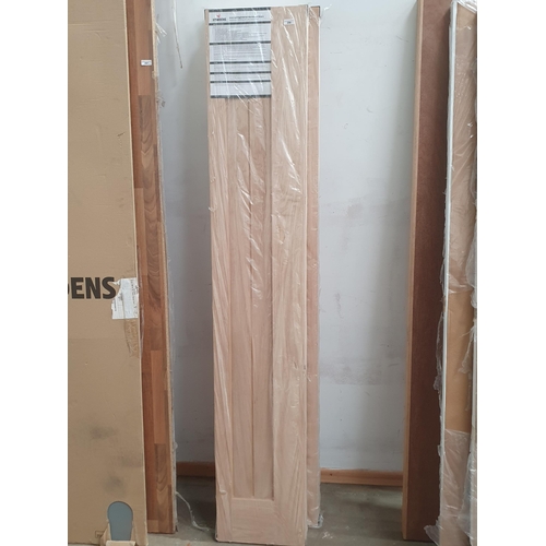Two pairs of internal engineered oak hardwood Doors 13 1/2ins W 6ft ...