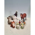 A Beswick model of a Horse, a Beswick Pigeon, two Beswick models of ...