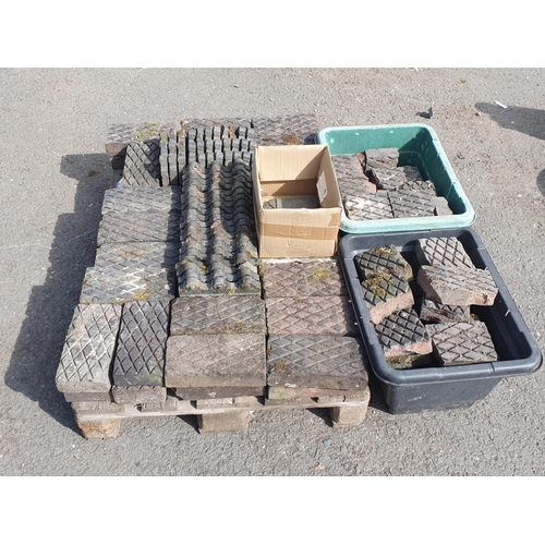A collection of edging tiles