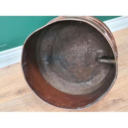 A 4 Gallon Copper Jug with large loop handle by L Lumley, America ...