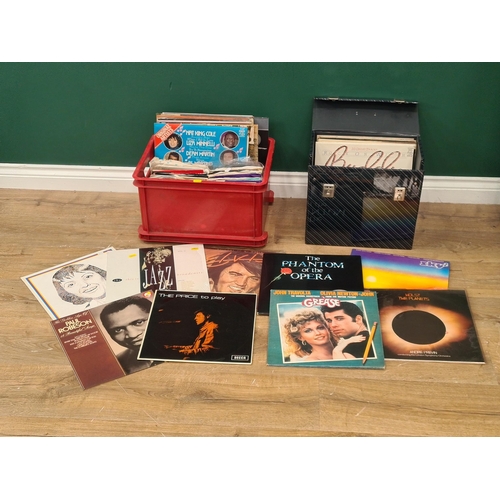 A quantity of 12 inch LP Albums and 7 inch singles including genres ...