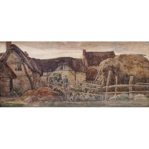 E. S.FULLEYLOVE. Ruth Wesley's Cottage, Newton Linford, Leicestershire ...