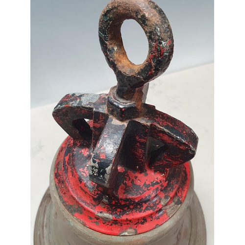 An Air Ministry RAF Scramble Bell inscribed 'A.M. 1939' below a coronet ...