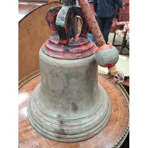 An Air Ministry RAF Scramble Bell inscribed 'A.M. 1939' below a coronet ...