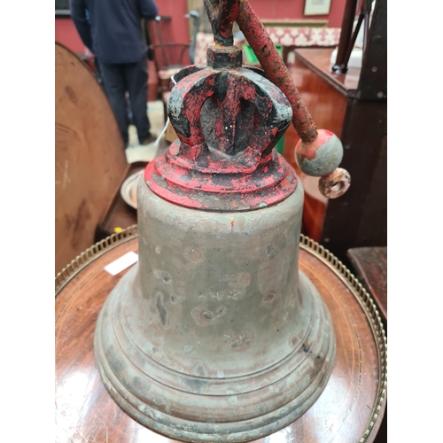 An Air Ministry RAF Scramble Bell inscribed 'A.M. 1939' below a coronet ...