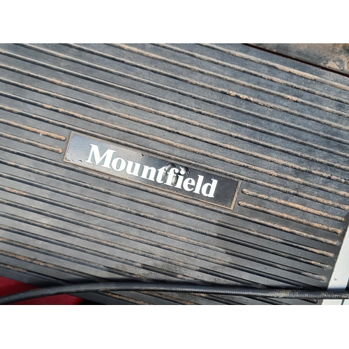 A Mountfield M3 Rotary Mower with grass collection box