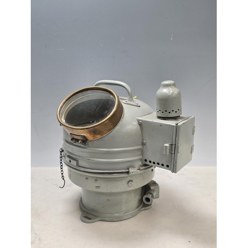A Royal Navy Binnacle Boat Compass, 11in H, (R2)