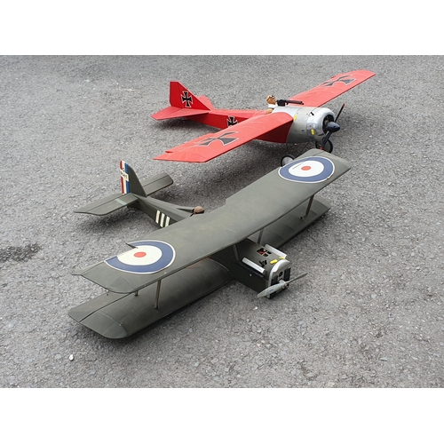 A petrol driven radio controlled Model of an SE5 Aircraft (lacking ...