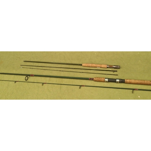 A Snowbee Diamond 7ft Fly Rod and a Leeda 8ft Rimspin Spinning Rod (R1)