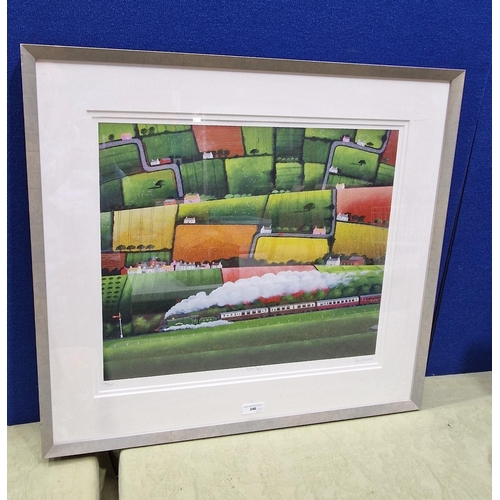 PETER SHEARD. 'First Class', colour print, numbered 18/195 and pencil ...