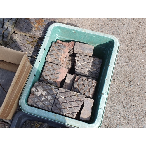 A collection of edging tiles