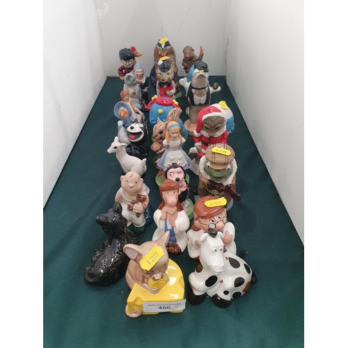 A quantity of figures, mostly Wade, including Mr Men, Dennis the Menace ...