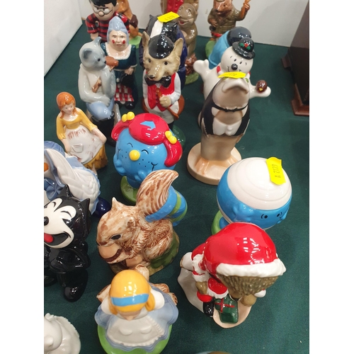 A quantity of figures, mostly Wade, including Mr Men, Dennis the Menace ...