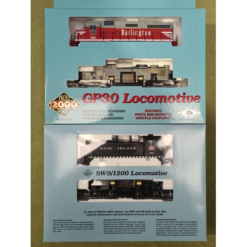 Two boxed Proto 2000 Series H0 scale Locomotives comprising 21517 GP30 ...