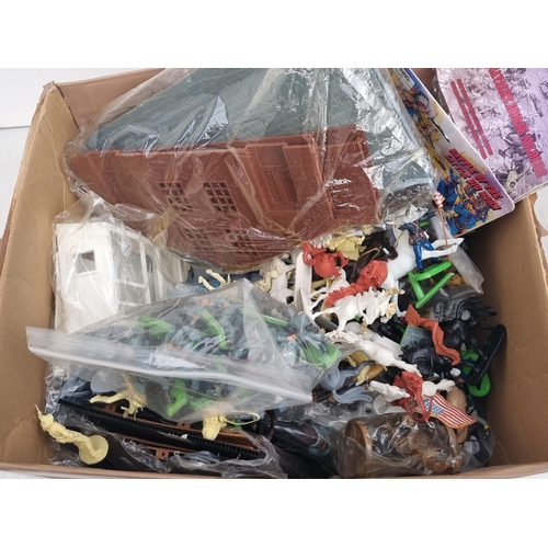 A collection of mainly plastic Action Figures including Britains ...