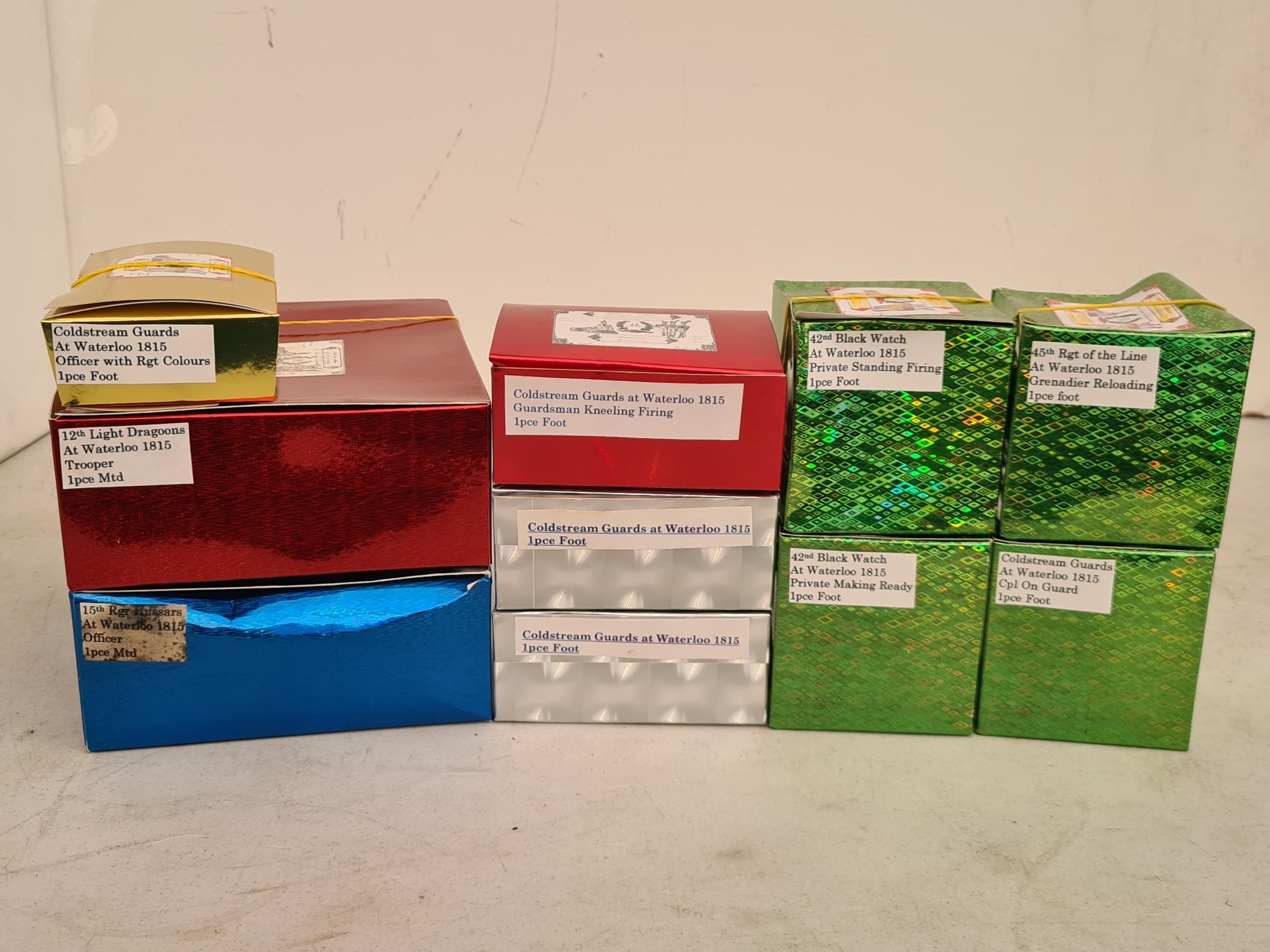 Ten boxed Mulberry Miniatures Napoleonic Period white metal hand ...