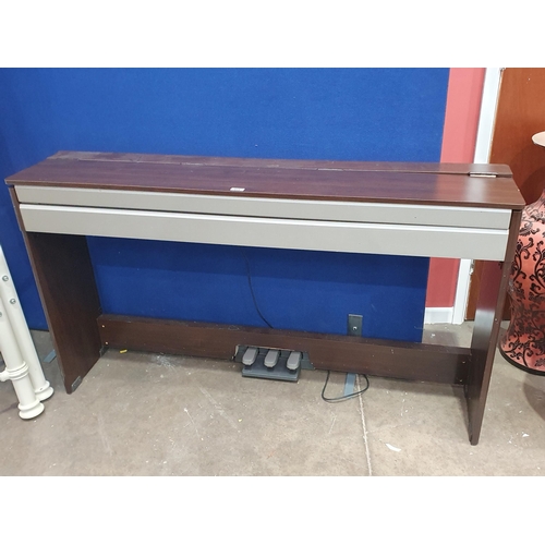 A Yamaha electric Piano YDP-S30, with three pedal unit, 4ft 7in W (R8)