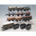 Thirteen Bing 0 gauge Wagons comprising three early small Coal Wagons ...