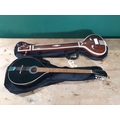 A long neck mandolin and a Tambura, (R8).