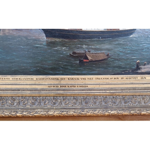 TEEN GERRITS FENENGA.'The Prins Hendrik der Nederlanden' entering the ...