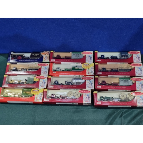 Twelve boxed Lledo Trackside 1:76 scale Commercial Vehicles suitable ...