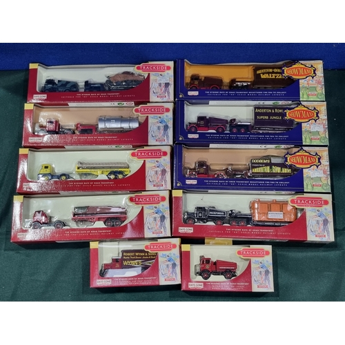 Ten boxed Lledo Trackside 1:76 scale Commercial Vehicles for the 00 ...