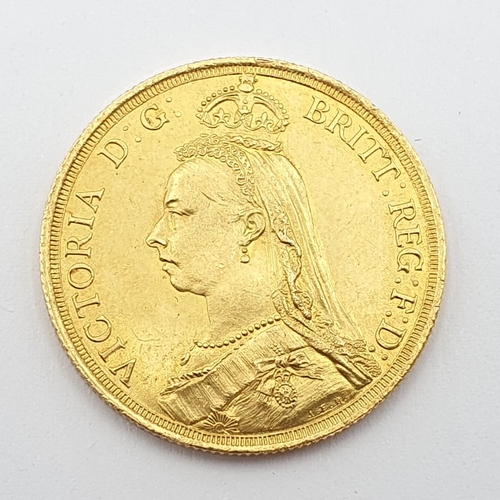 A Victoria Jubilee Head Two Pounds (Double Sovereign), 1887