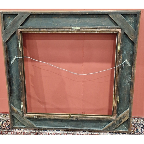 A gilt composition frame, inset 31 3/4 x 31 3/4 in, with minor losses a ...
