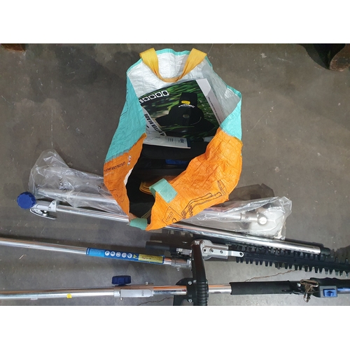 An Aosome multi-function Petrol Strimmer/Hedge Trimmer, with ...