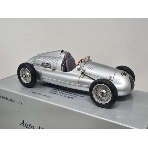 A boxed Auto-Union 1:18 scale Typ D Model, M, box Ex plus