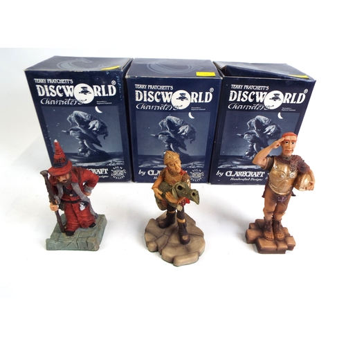 Three Clarecraft Terry Pratchett's disk world models, Captain Vimes and ...