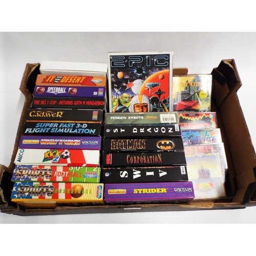 A Collection Of 39 Amiga Games including , Alien Breed , Tank Platoon ...