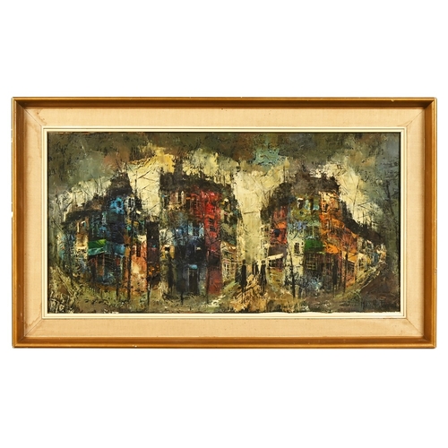 Maurille Prevost (born 1922), an oil on canvas Parisian street scene ...