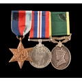 Prisoner of War. A Second World War medal trio to 4390580 Private W ...