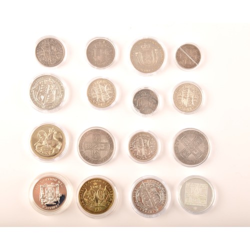 A collection of coins including a William III 1830 Scotland silver ...