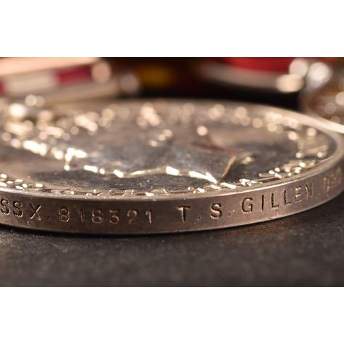 A Naval GSM medal pair to: P/SSX.818321 Terence S. Gillen Ordinary ...