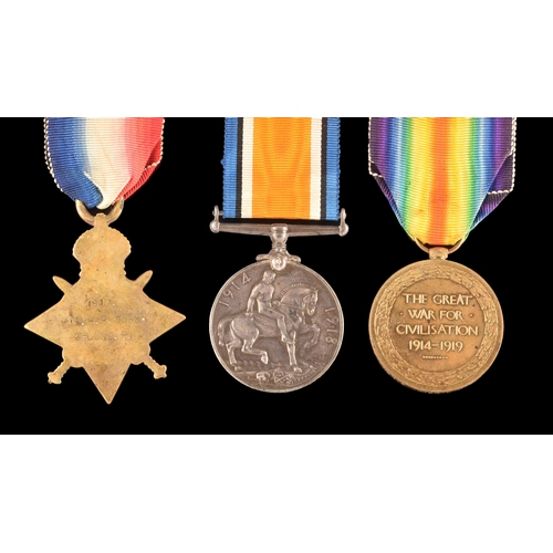 A Great War medal trio awarded to: 1917 Private. H. R. Cope, 2 - London ...