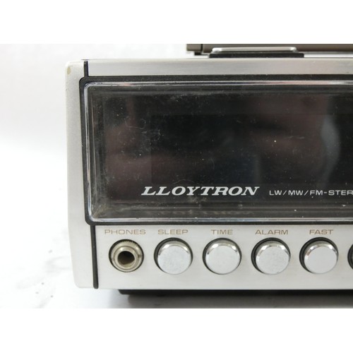 A Sony portable 'Solid State' TV, c1960s/70s , together with a Lloytron ...