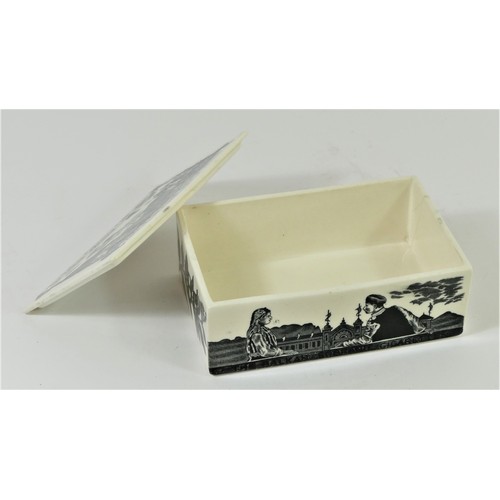 Balkan Sobranie ceramic cigarette box, early 20th Century, of ...