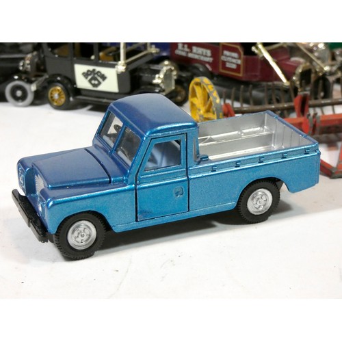 A Dinky Toys 109 WB Land Rover, blue, together with other Dinky and ...