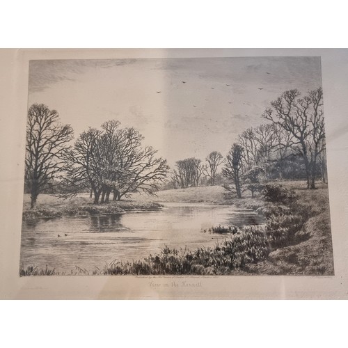 Percy Robertson RE (1869-1934), The Bridge, etching, Walter Burgess ...