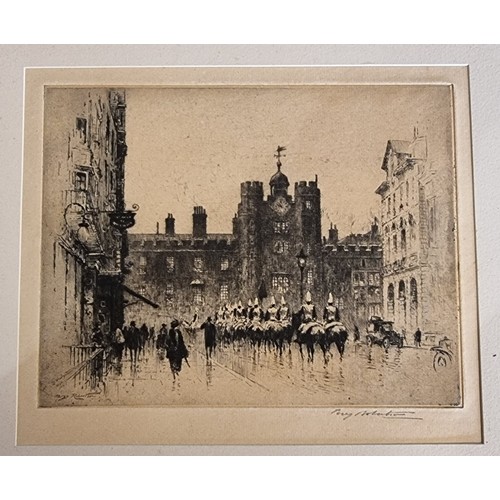 Percy Robertson (1868-1934), St James's Palace, c.1914, etching, signed ...