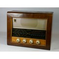 A mid 20th century Bush valve radio set, walnut veneer case. W50cm ...