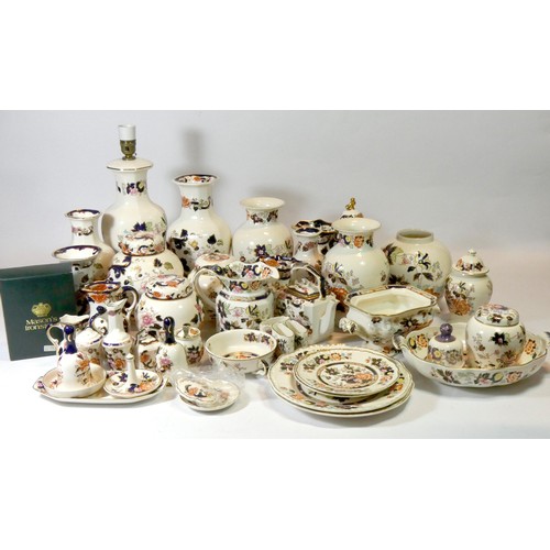 A large collection of Masons Ironstone china, having Mandalay ...