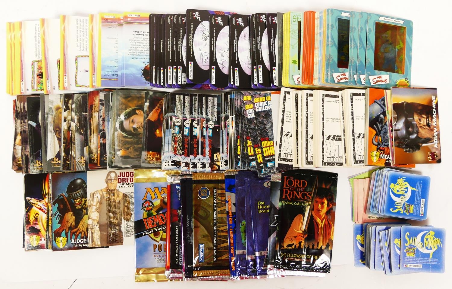 60 The Incredible Hulk trading cards, by Marvel Entertainment, together ...