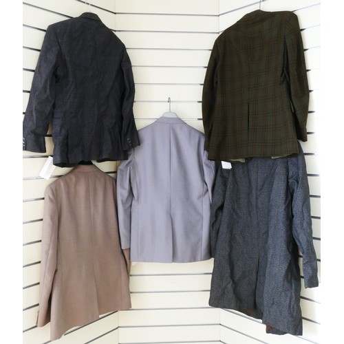 Men's coat, suits and jackets to include 1. Vintage Terylene ICI beige ...