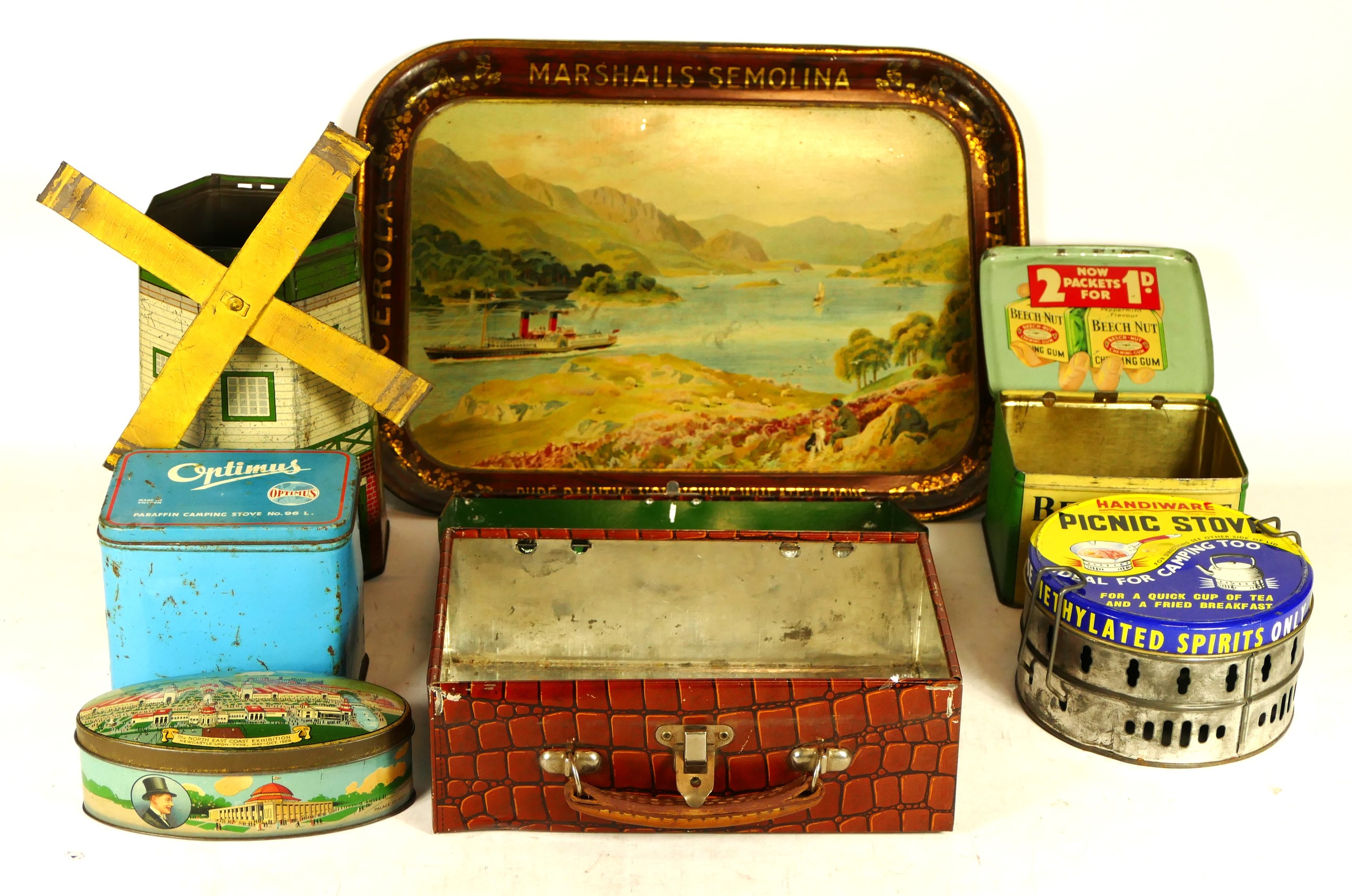 A collection of early 20th century advertising tins, to include a ...