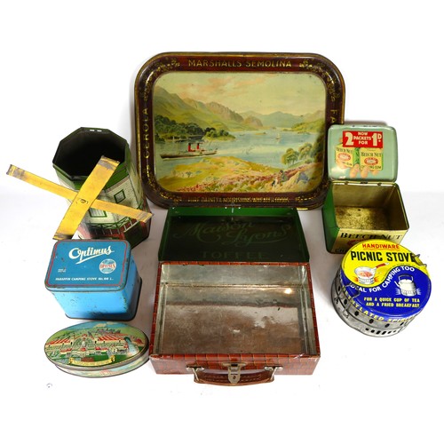 A collection of early 20th century advertising tins, to include a ...