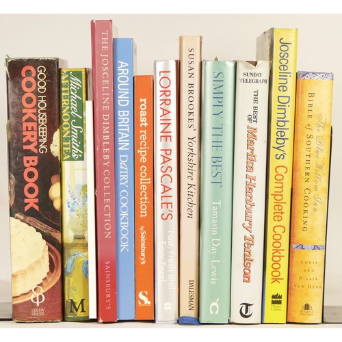 A substantial collection of modern cook books, from chefs including ...